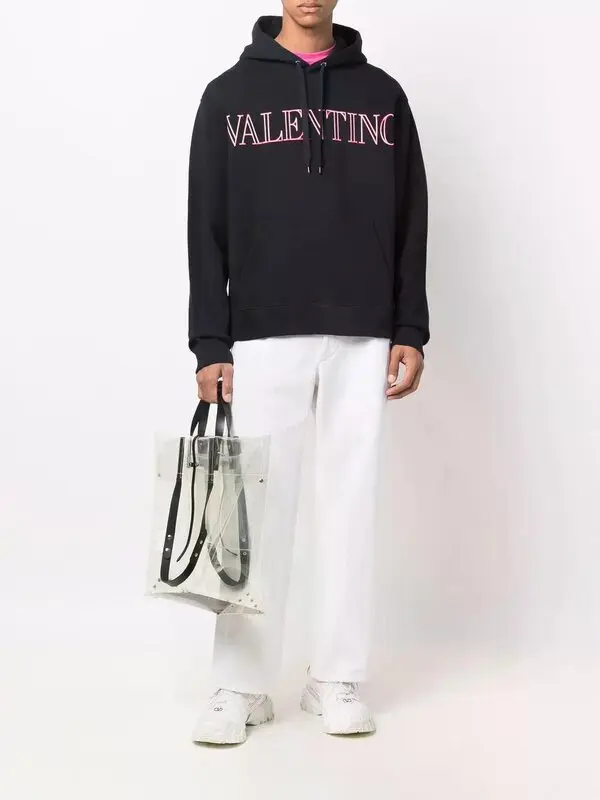 Valentino Garavani Logo Print Hoodie