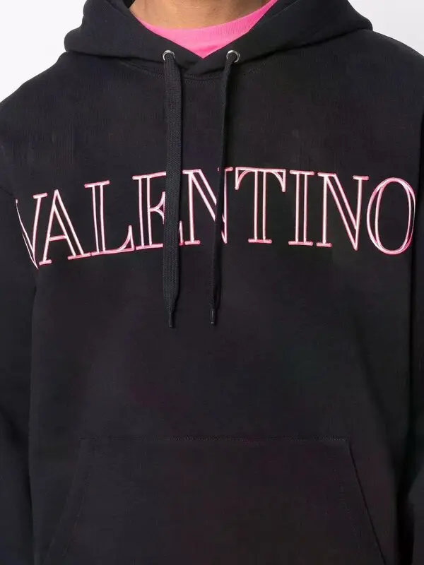 Valentino Garavani Logo Print Hoodie