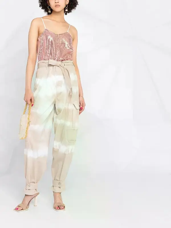 Stella McCartney Tie-dye Cotton-denim Trousers