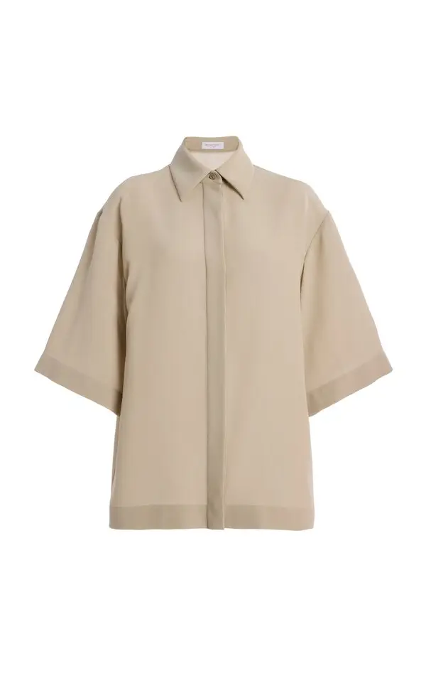 Michael Kors Wool Crepe Shirt