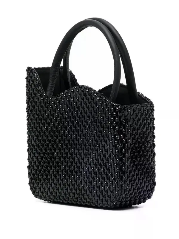 LE SILLA Mini Gilda Baguette With Rhinestone Embellishments