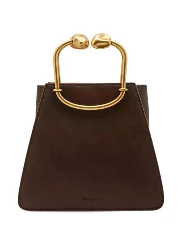 Cult Gaia Sculptural Handle Mini Bag - Brown