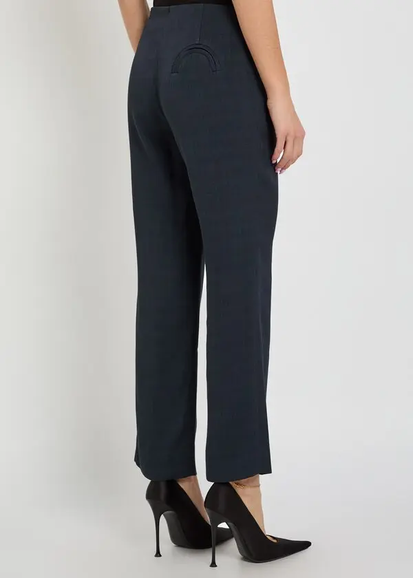 BLAZÉ MILANO Flared-leg Woven Trousers
