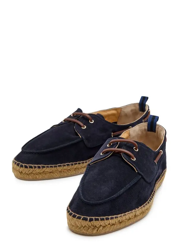 CastaÑer Nemo Suede Espadrille Loafers
