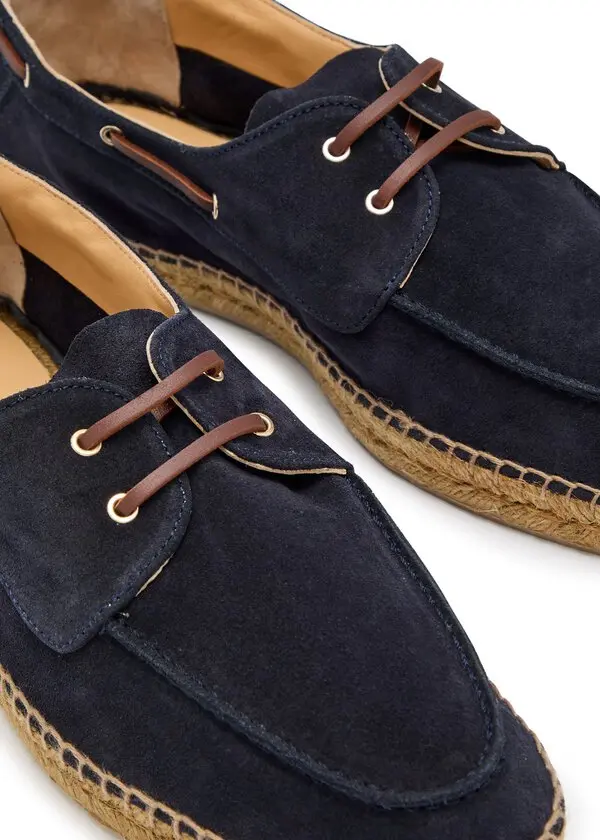 CastaÑer Nemo Suede Espadrille Loafers