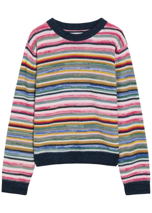 Suzie Kondi Striped Cashmere Jumper - Multicoloured