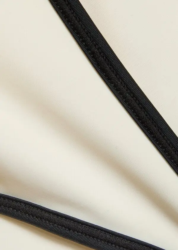 SOLAQUA Swimsuit With Piped Trim