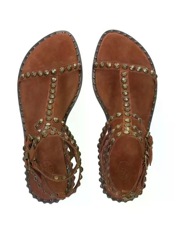 Ash Stud-embellished Ankle Strap Sandals