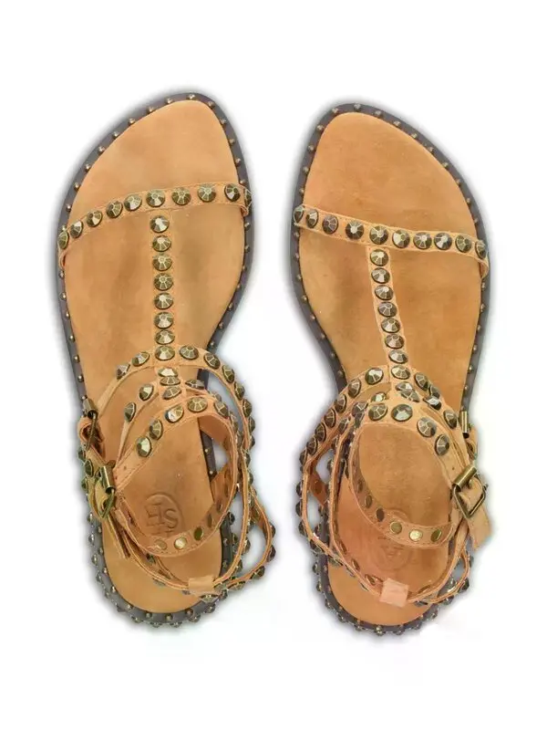 Ash Play Stud-embellished Suede Sandals