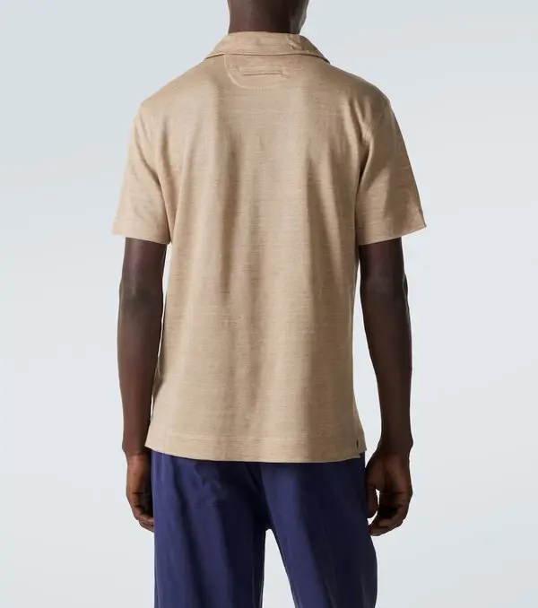 Zegna Linen Polo Shirt