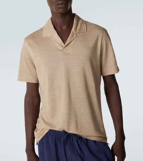 Zegna Linen Polo Shirt