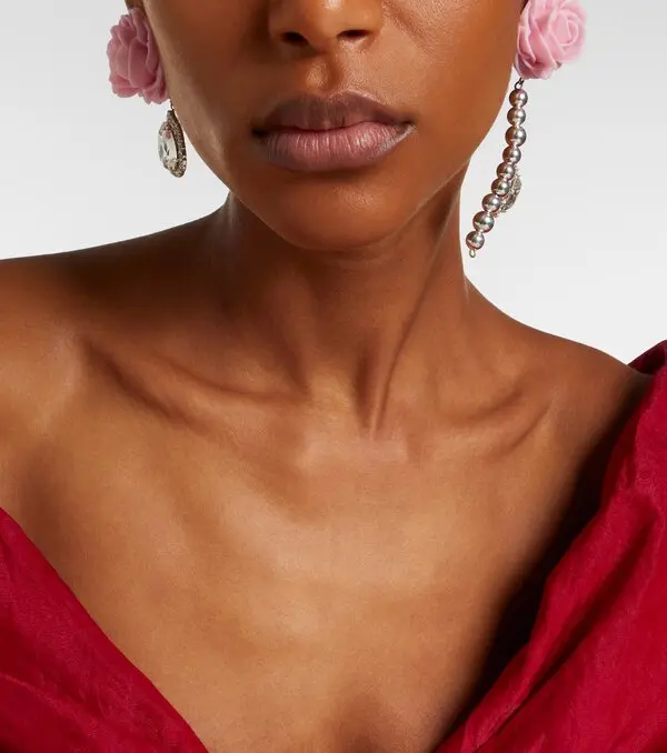 Magda Butrym Embellished Drop Earrings