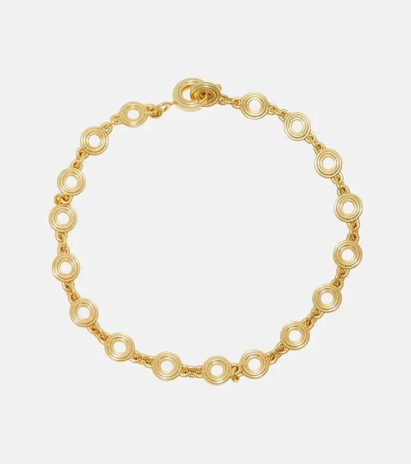 DEHANCHE Elysees Chain Necklace In Brass - Gold