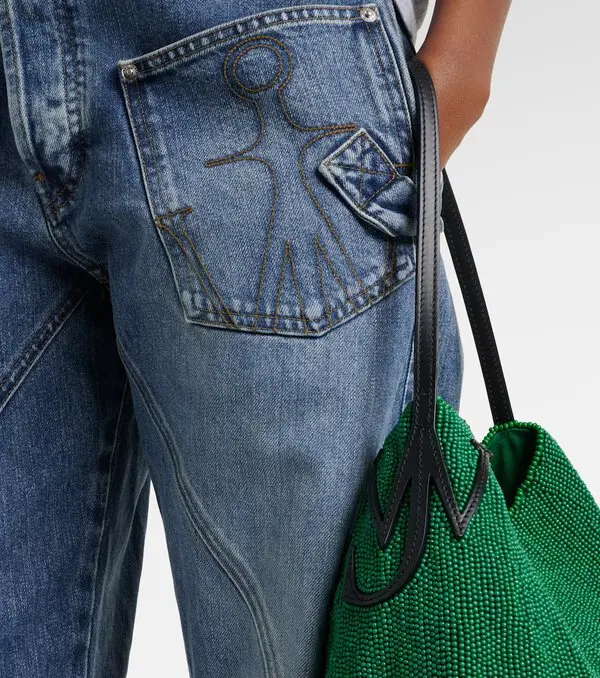 JW Anderson Bulb Small Beaded Shoulder Bag