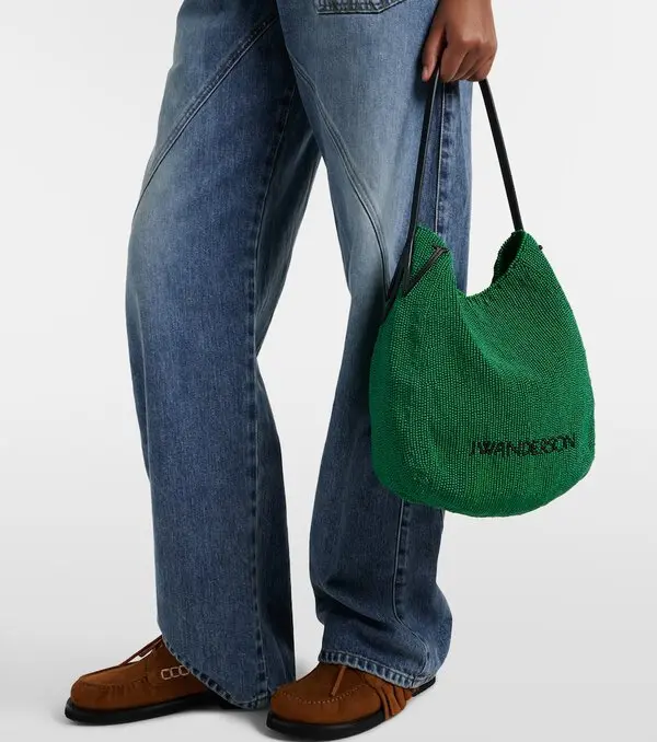 JW Anderson Bulb Small Beaded Shoulder Bag
