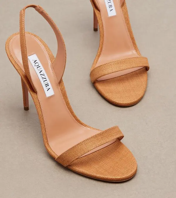 AQUAZZURA So Nude Slingback Sandals