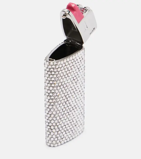 Judith Leiber Crystal-embellished Pillbox