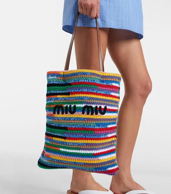 Miu Miu Crochet Tote Bag