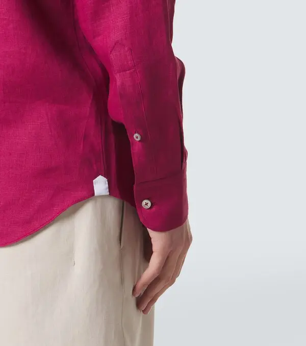 Zegna Linen Shirt - Red