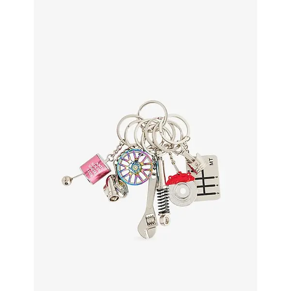 ANTI SOCIAL SOCIAL CLUB Car Parts Charm Keychain - Multi