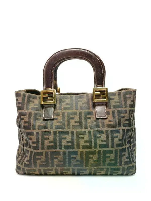 Fendi Zucca Canvas Handbag