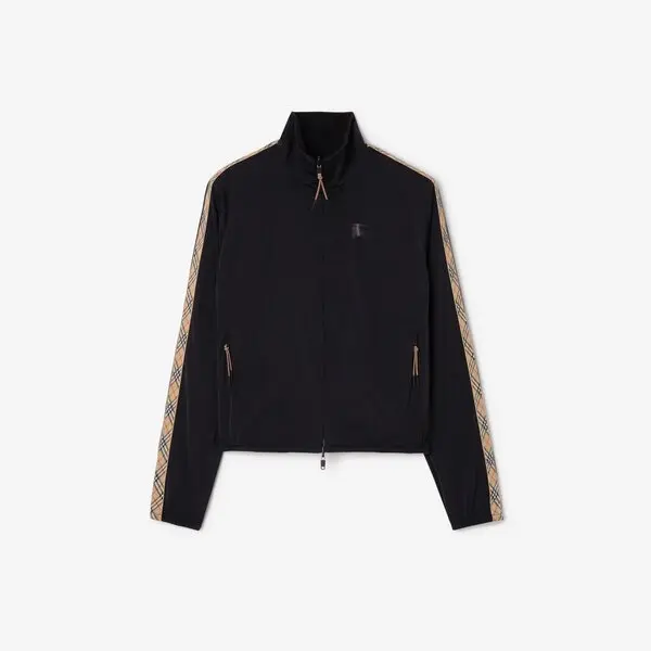 Burberry Reversible Stretch Nylon Jacket With Equestrian Knight Design