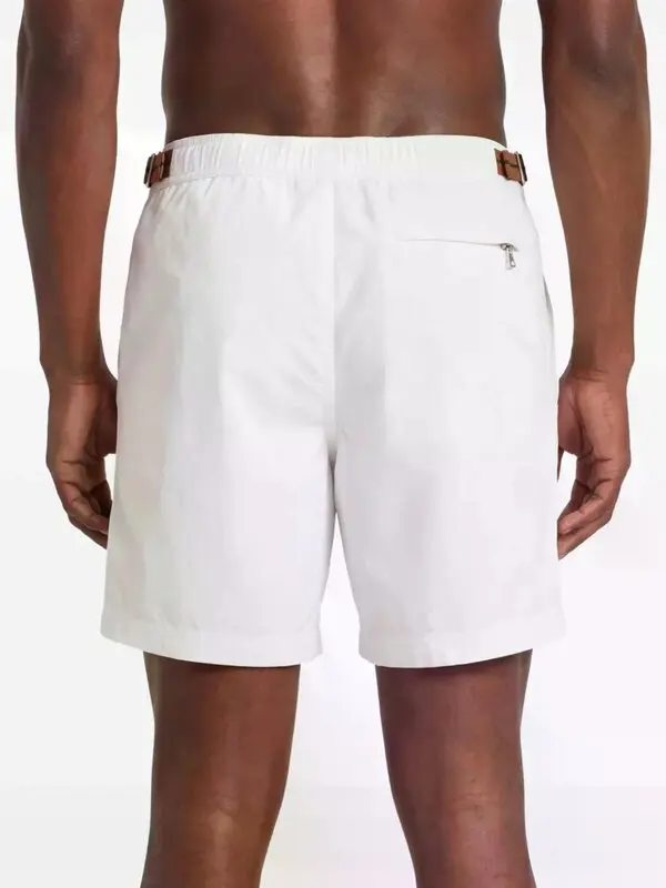 Zegna Straight-leg Swim Shorts - White
