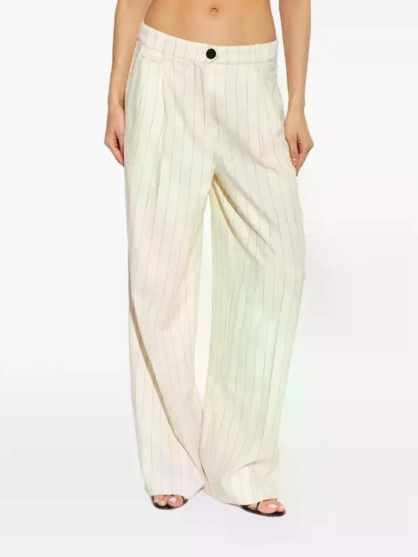 ALLSAINTS Olga Pinstripe Wide-leg Trousers