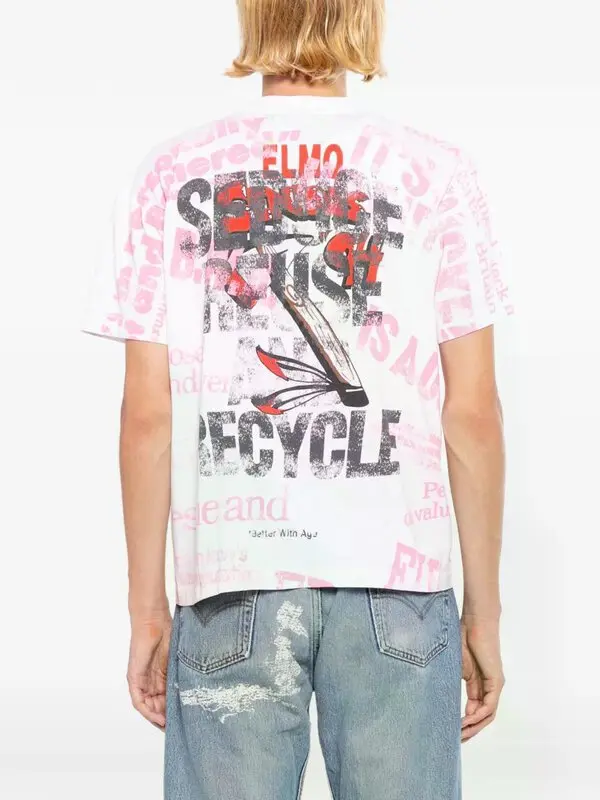 BETTER WITH AGE Graphic-print Tie-dye T-shirt
