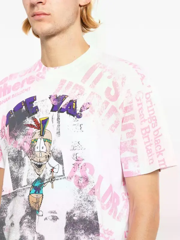 BETTER WITH AGE Graphic-print Tie-dye T-shirt