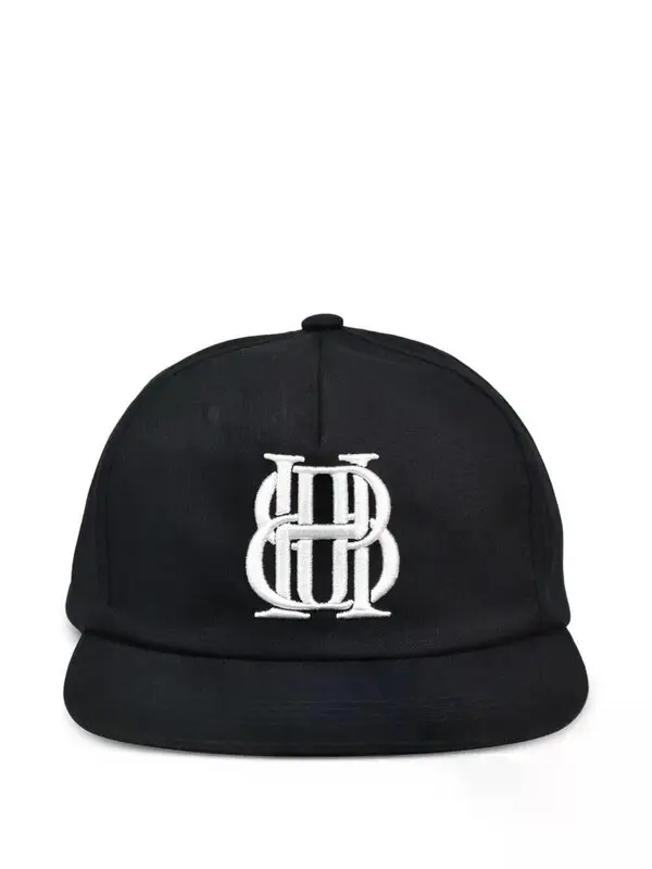 BREATH Logo-embroidered Snapback Cap - Black