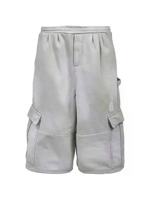 BREATH Logo-embroidered Cargo Shorts