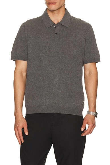 Theory Light Bilen Soris Polo - Medium Grey