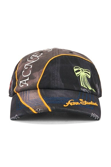 Acne Studios Cuddy Sponsor Cap - Black