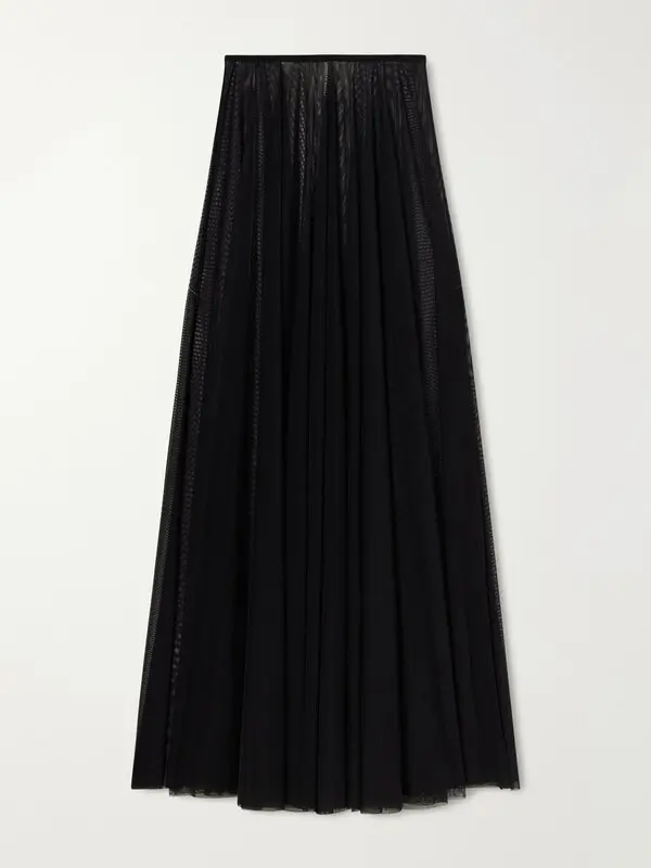 Norma Kamali Tulle Maxi Skirt