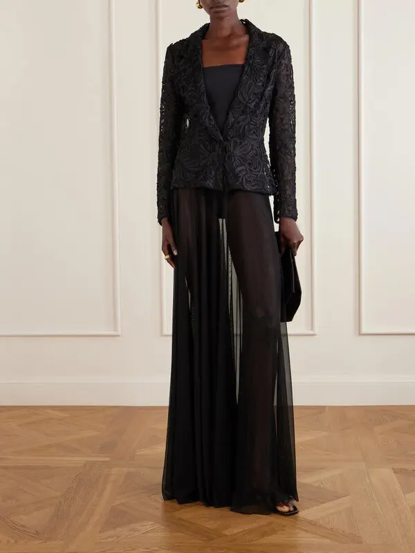 Norma Kamali Tulle Maxi Skirt
