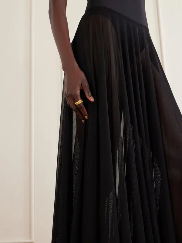 Norma Kamali Tulle Maxi Skirt