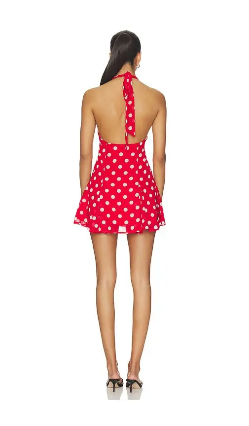 MORE TO COME Olivea Halter Mini Dress