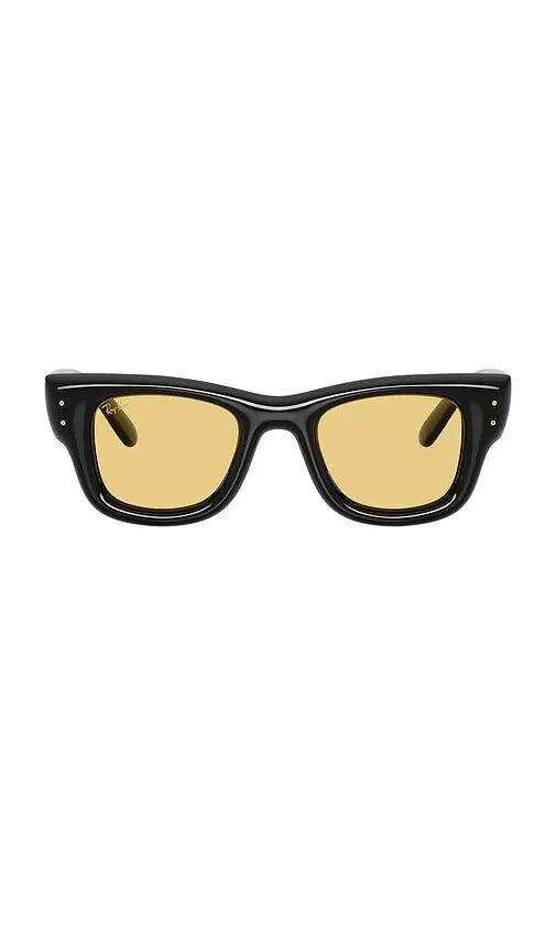 Ray-ban Wayfarer Puffer Square Sunglasses - Black