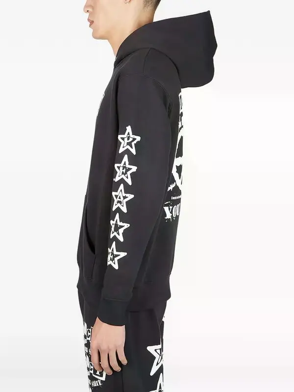 NANCY Logo Print Hoodie