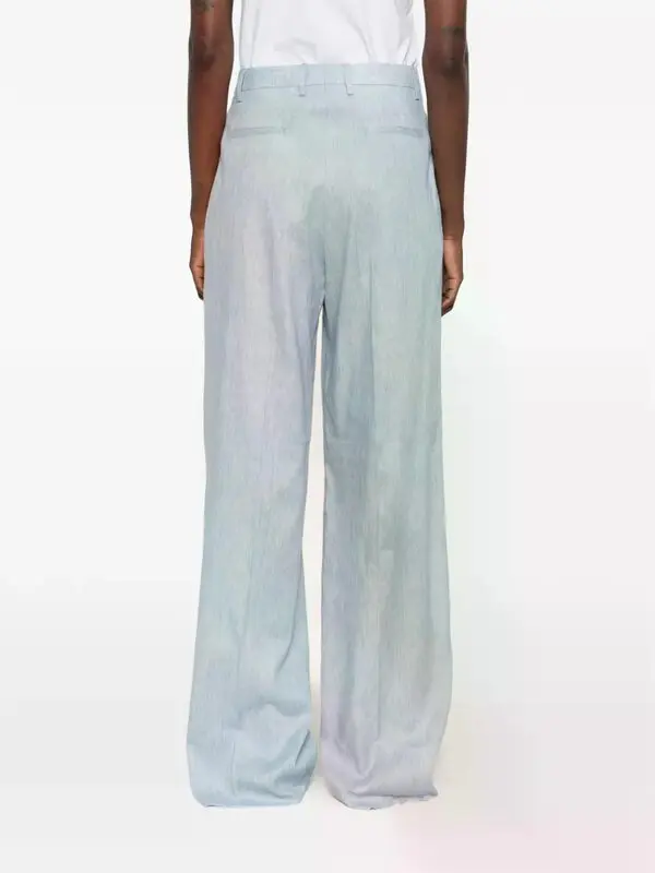 Tagliatore Pleated Wide-leg Trousers