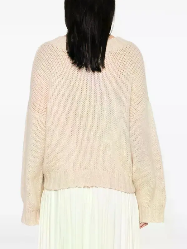 EMERSON RENALDI Chunky Knit Crew Neck Sweater