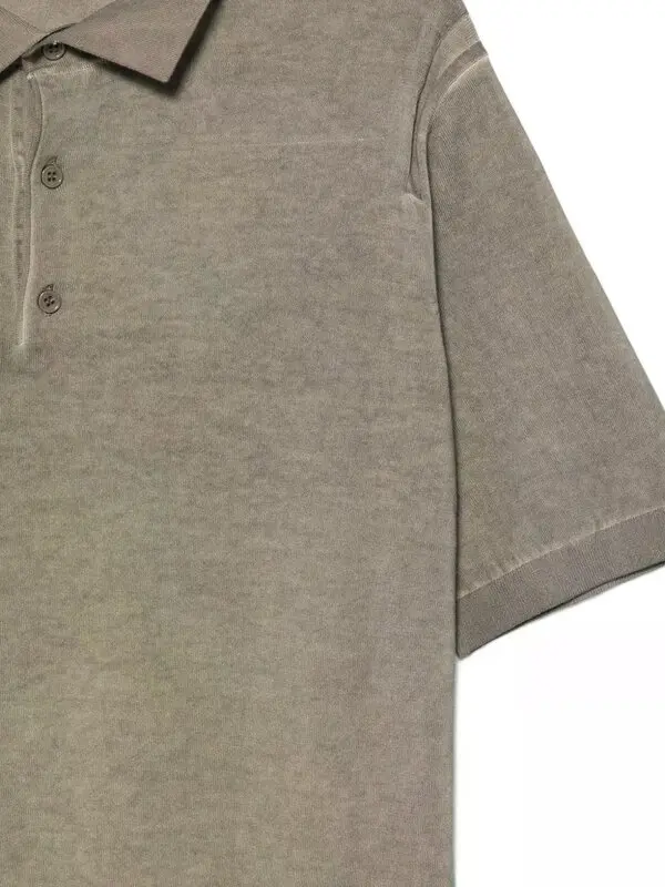 KANGRA Faded-effect Polo Shirt