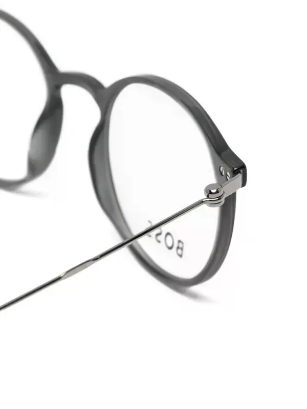 BOSS Round Frame Eyeglasses