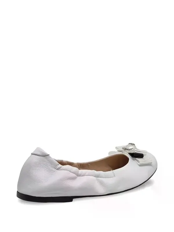 Casadei Bow Detail Ballet Flats