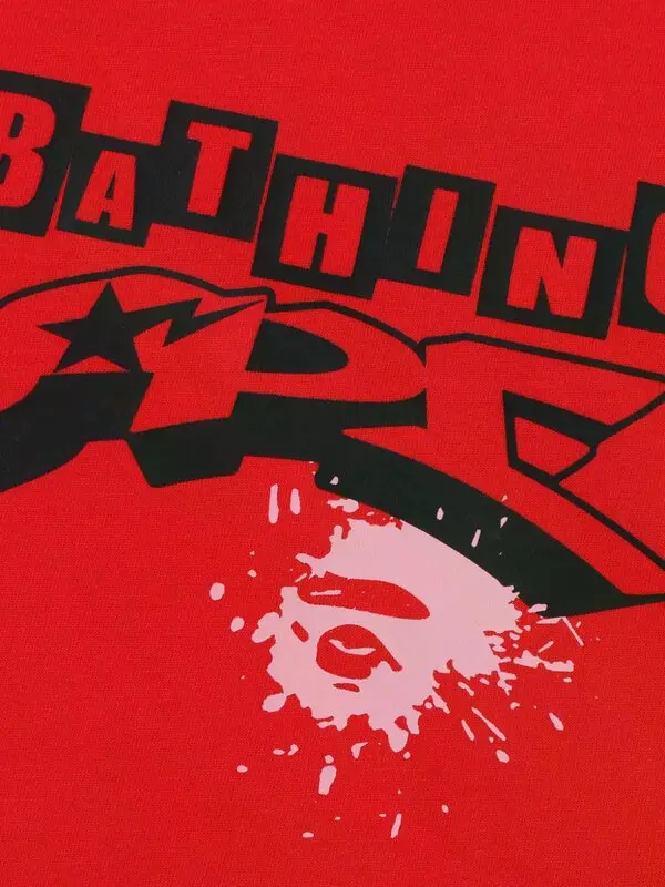 A BATHING APE Graphic-print Cotton T-shirt