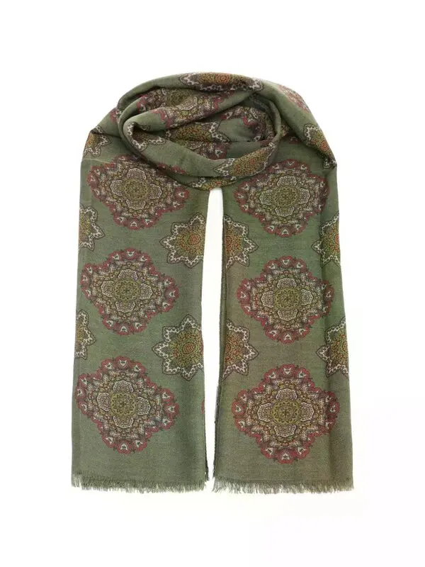 AL DUCA D’AOSTA 1902 Patterned Fringed Scarf