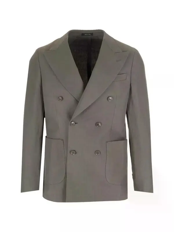 Al Duca D'aosta Double-breasted Cotton Blazer