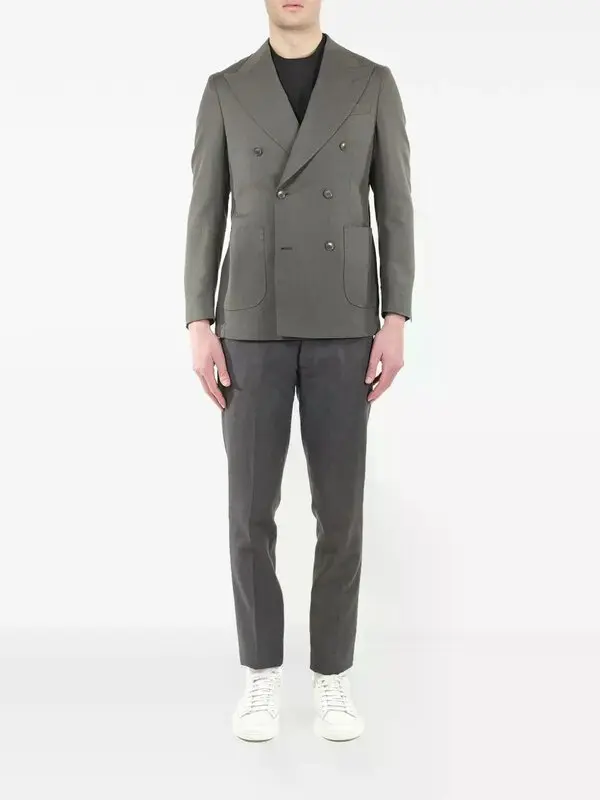 Al Duca D'aosta Double-breasted Cotton Blazer