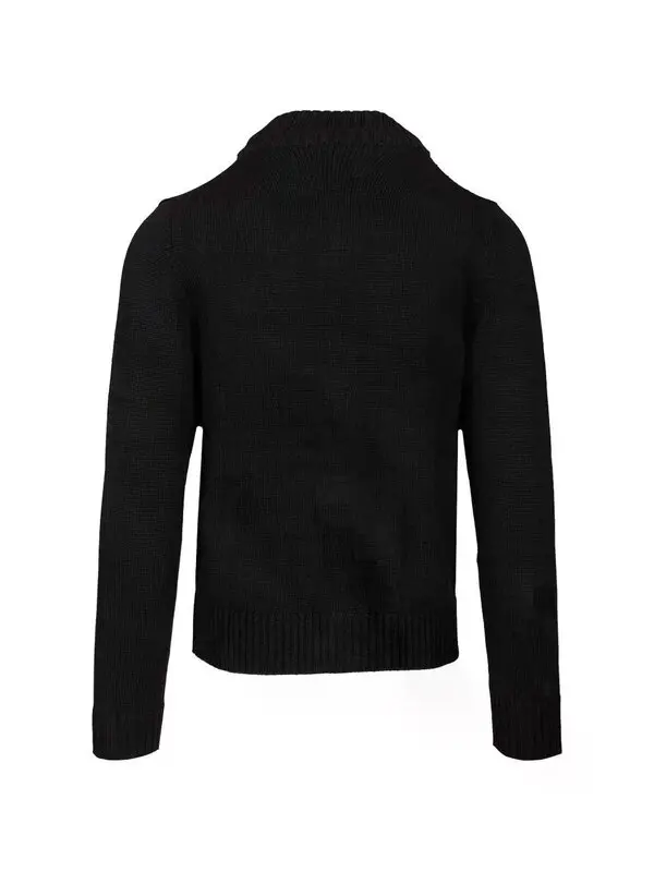 Al Duca D'aosta Button-fastening Ribbed-trim Sweater